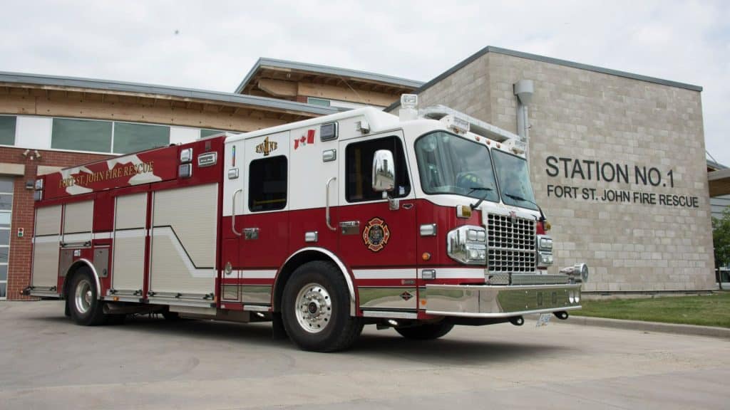 North Peace firefighters respond to structure fire in Fort St. John