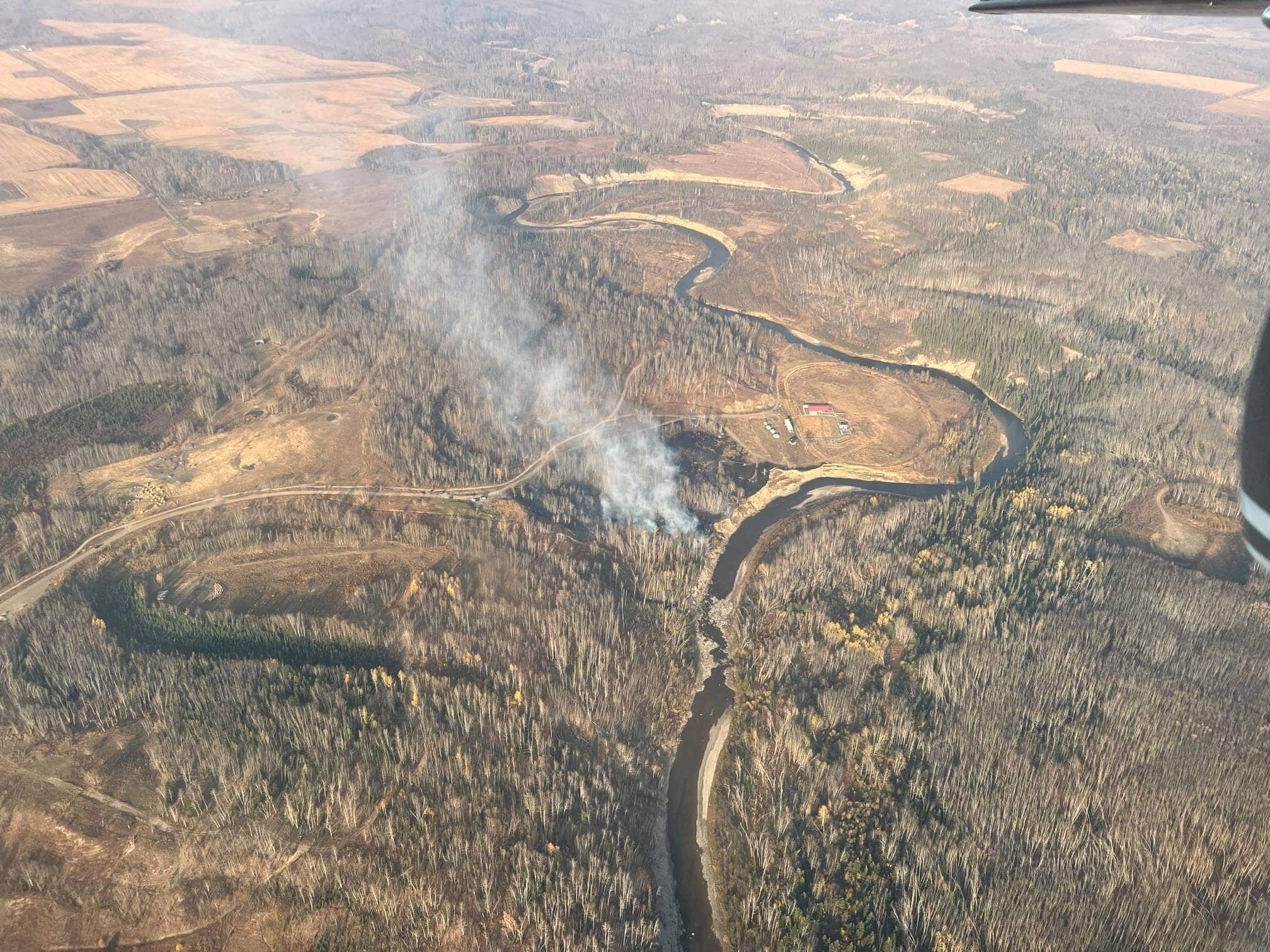 Grassfire results in short evacuation for Blueberry River First Nation
