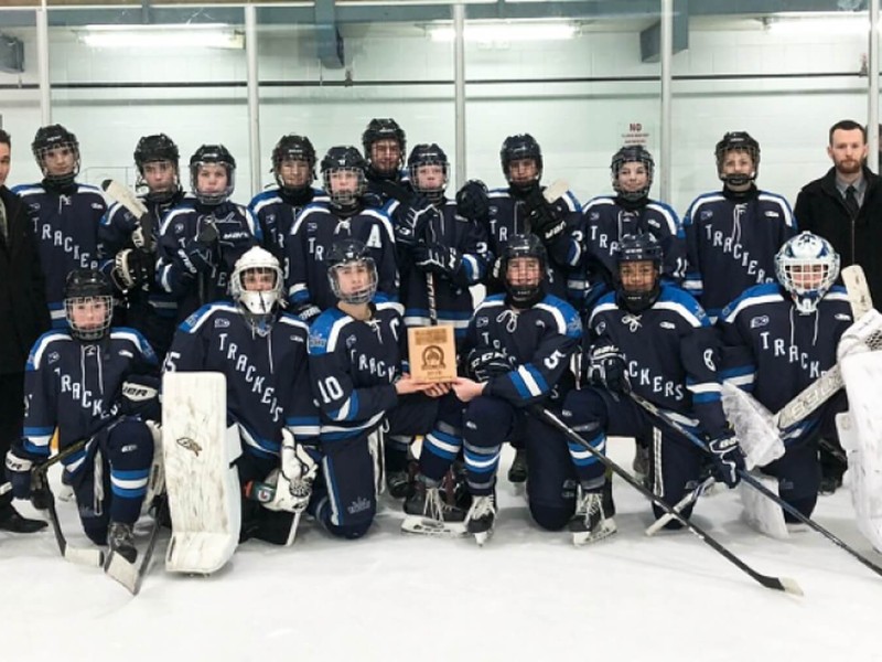NEBC Bantam Trackers win game one of KIBIHT over Yale Lions