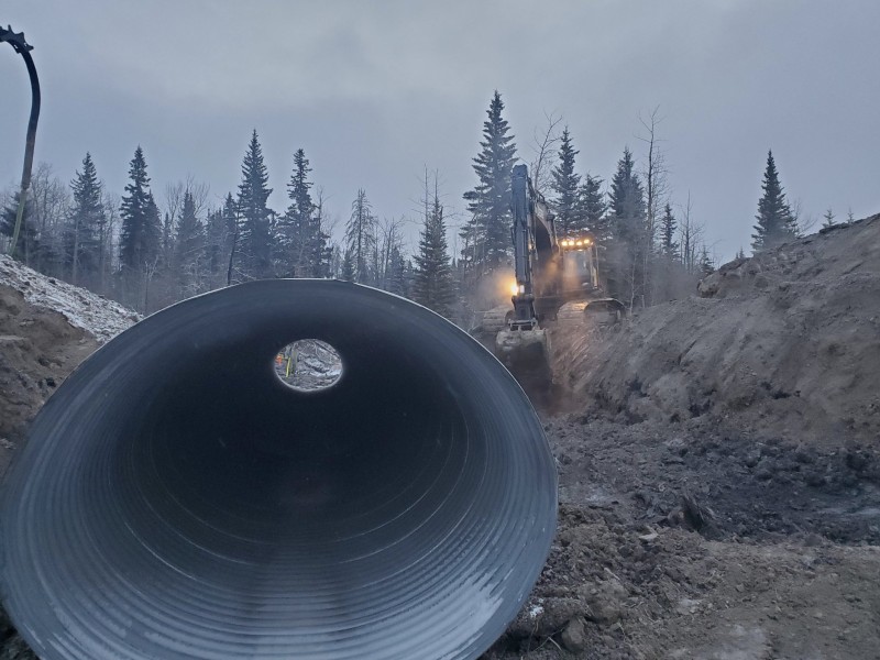 Culvert replacement underway for section of Alaska Highway following ...