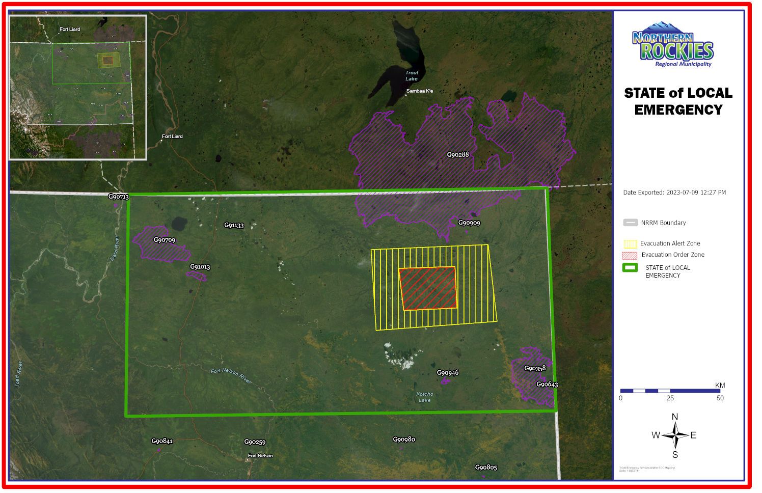 NRRM issues Evacuation Order, Alert for Helmut area