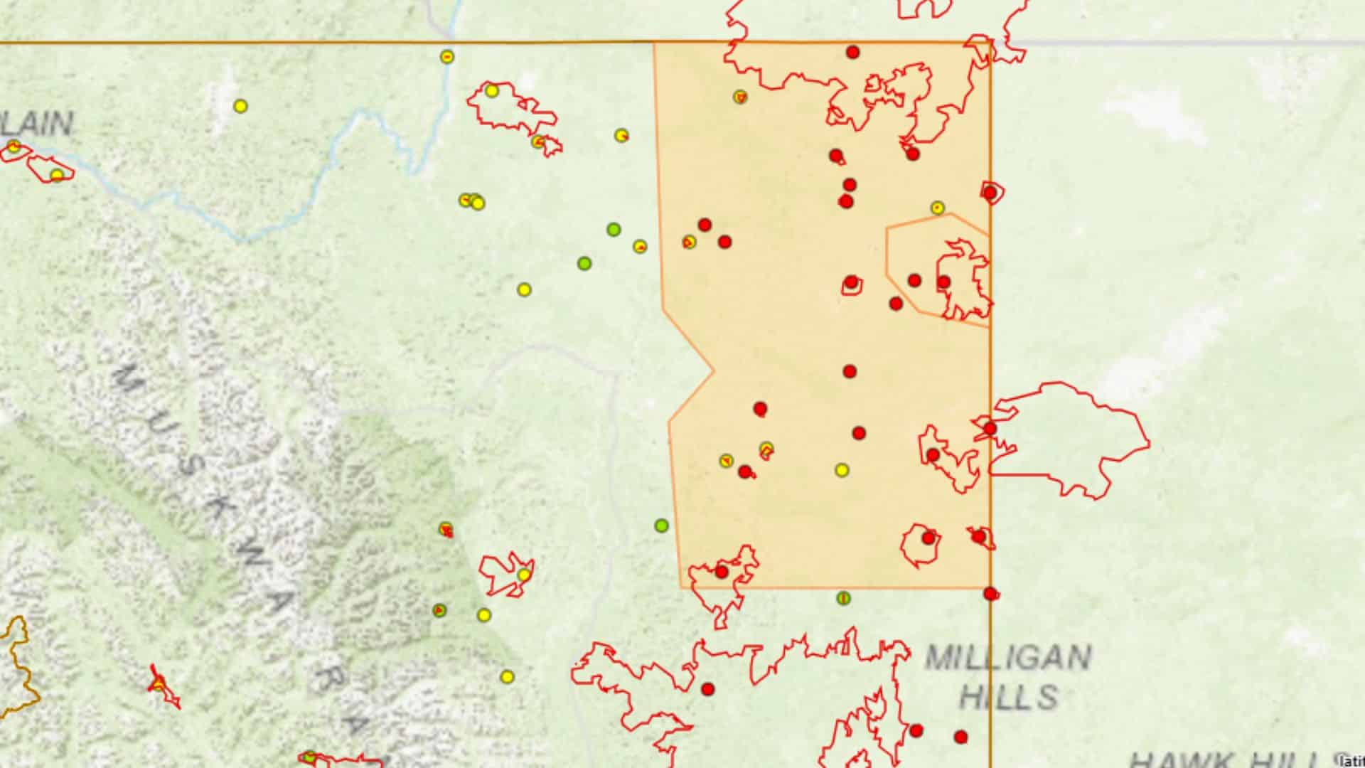 Evac alert issued for northeast corner of Fort Nelson fire zone