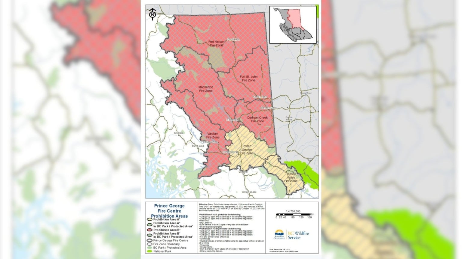 UPDATE: Partial Category 1 campfire ban to be rescinded in Prince ...