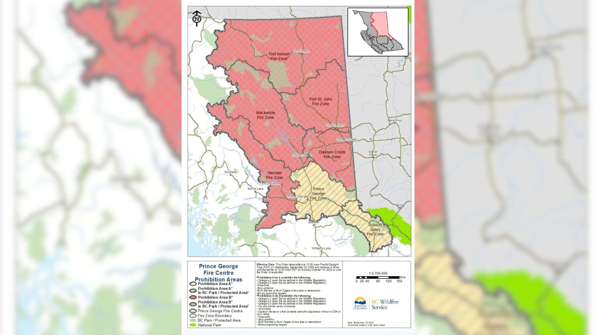 UPDATE: Partial Category 1 campfire ban to be rescinded in Prince ...