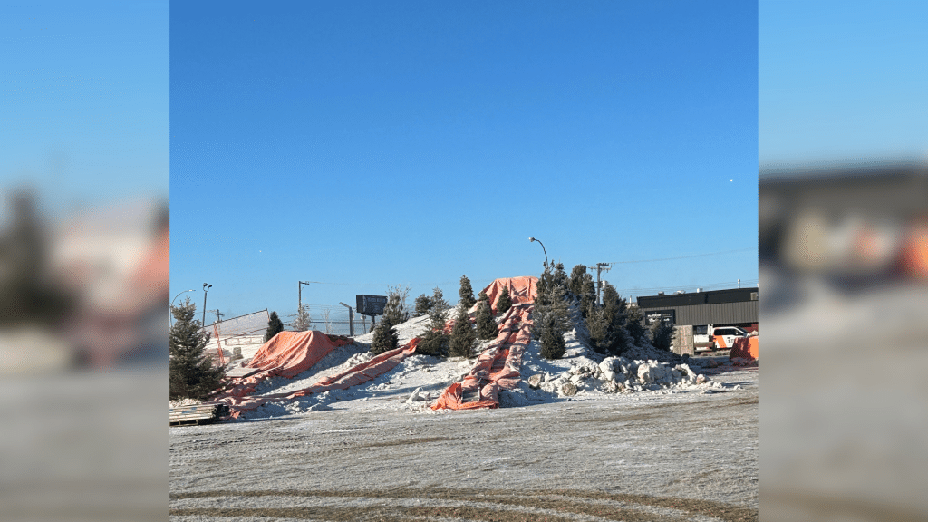 Ice slides remain at High on Ice Winter Festival despite lack of snow