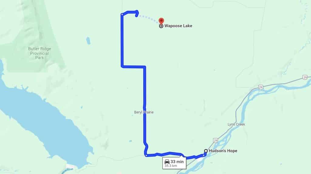 UPDATE: One-hectare wildfire 'being held' near Hudson's Hope