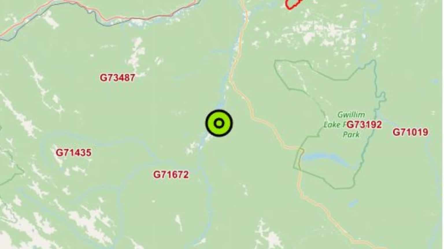 Wildfire near Sukunka River under control