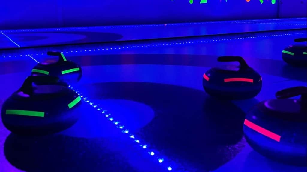 Fort St. John Curling Club hosts inaugural glow curling Bonspiel