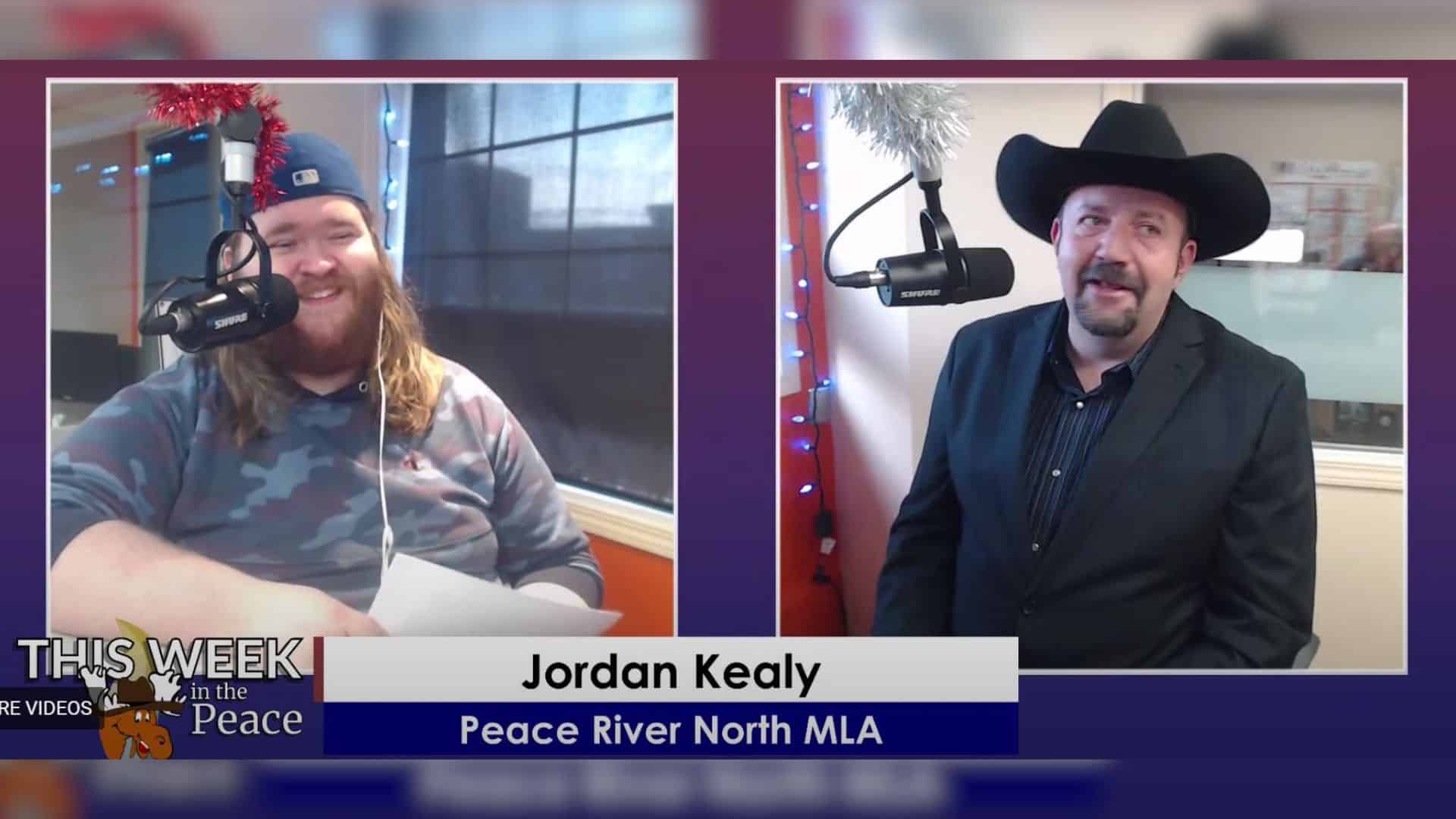 Jordan Kealy shares his experience as new Peace River North MLA