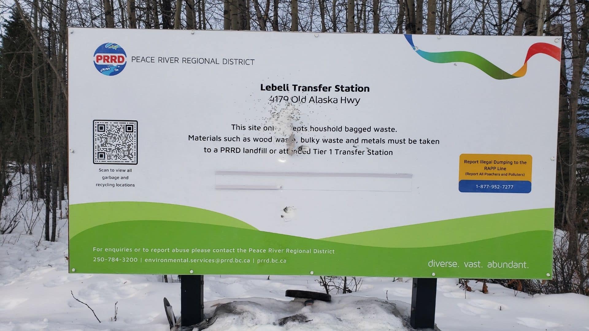 Damaged transfer station sign costs PRRD $2,000, residents asked to ...