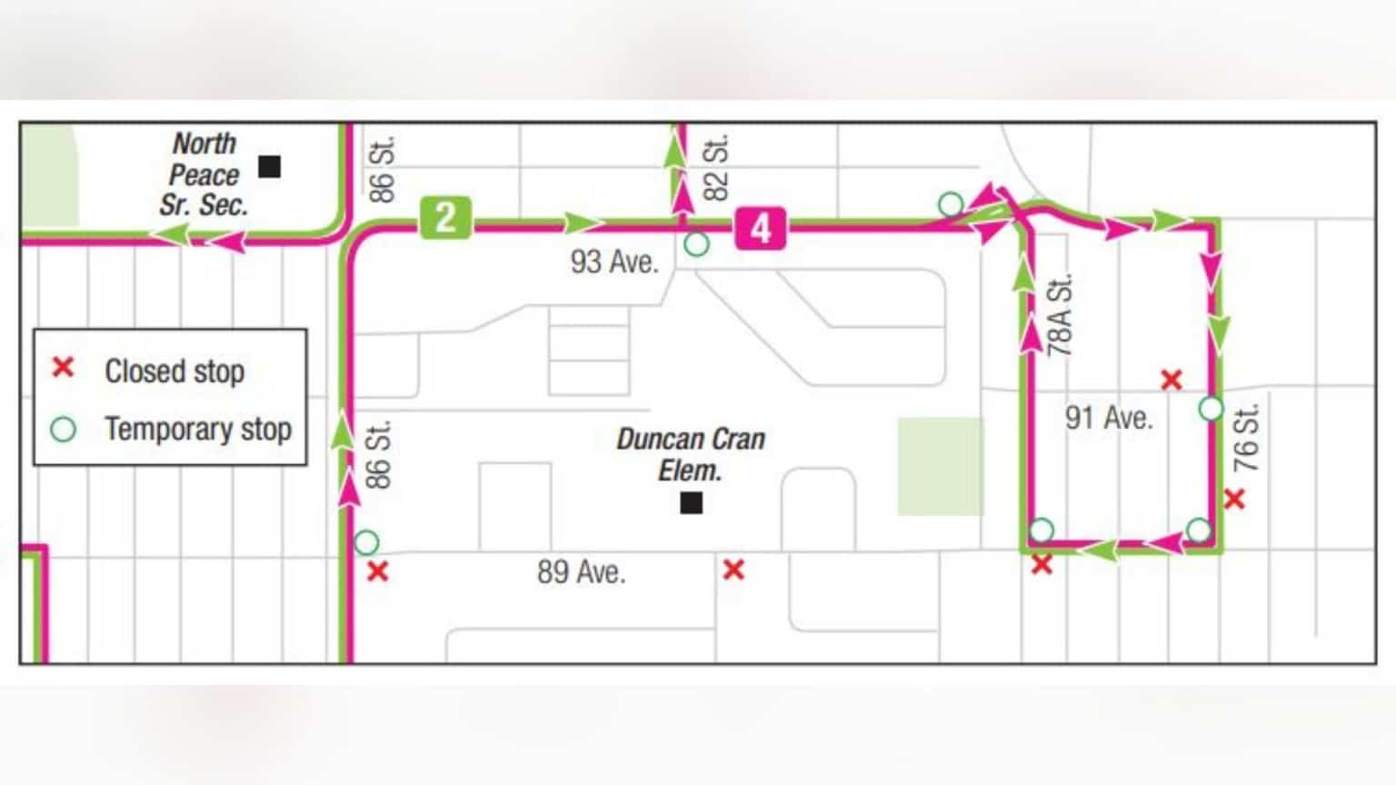 BC Transit announces detours for Southside, Southeast FSJ routes