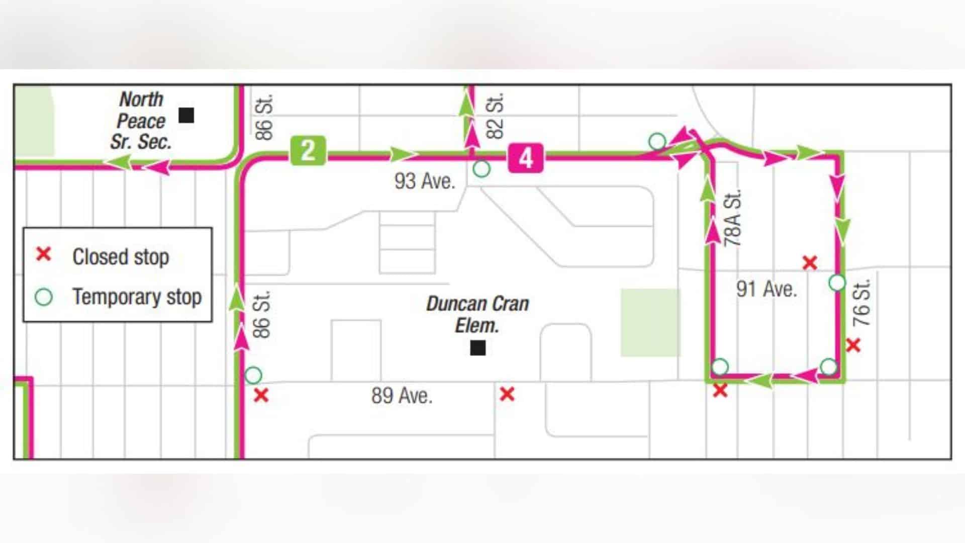 BC Transit announces detours for Southside, Southeast FSJ routes
