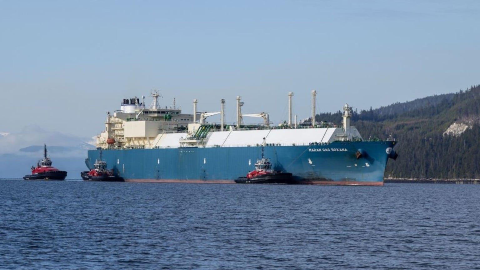 LNG Canada makes first ship delivery to Kitimat facility