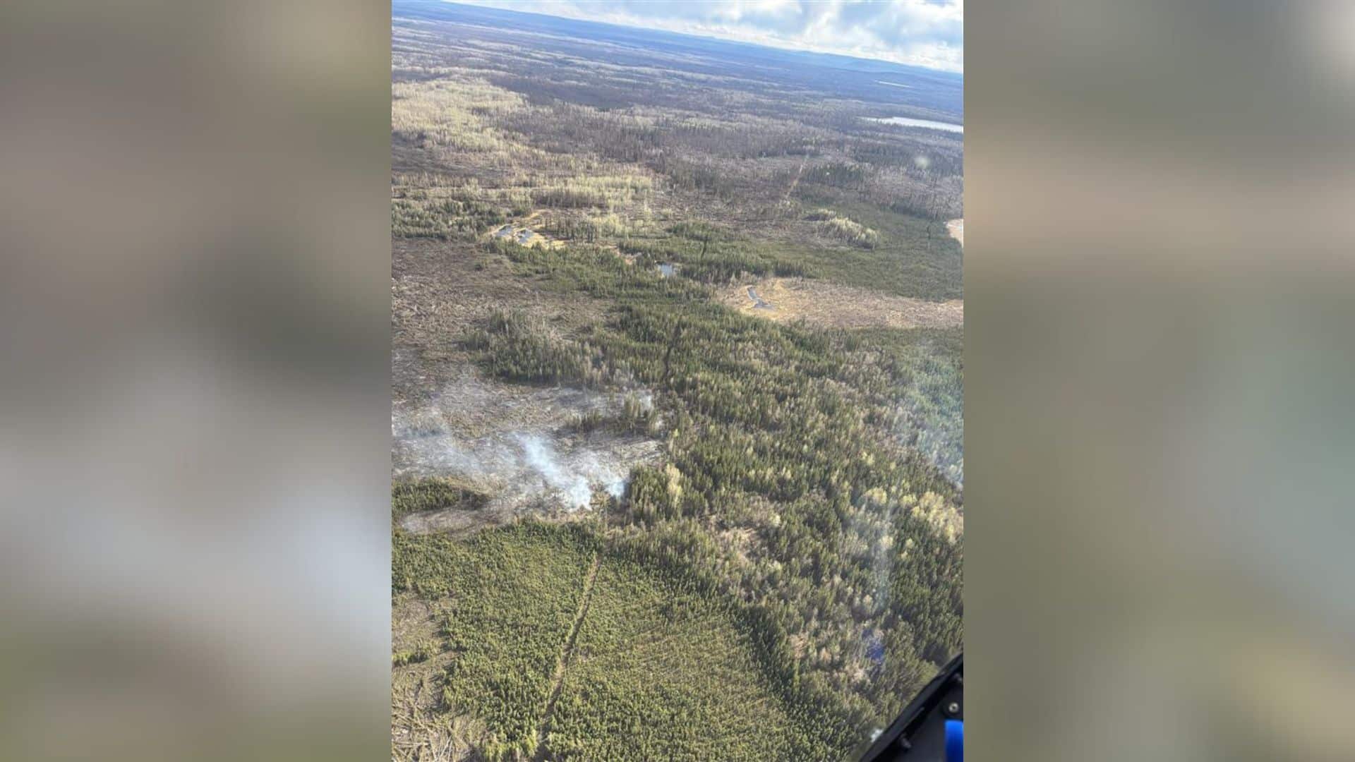 Third holdover fire spreads north of Fort Nelson, near Etcho Creek