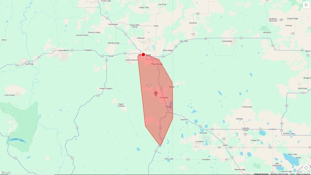BC Hydro outage hits more than 3,000 Dawson Creek customers
