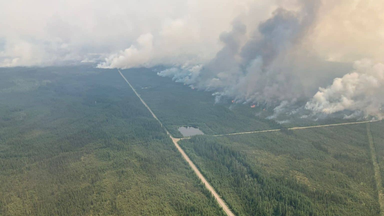 Shekilie River fire grows, Fort Nelson fires no longer 'out of control'