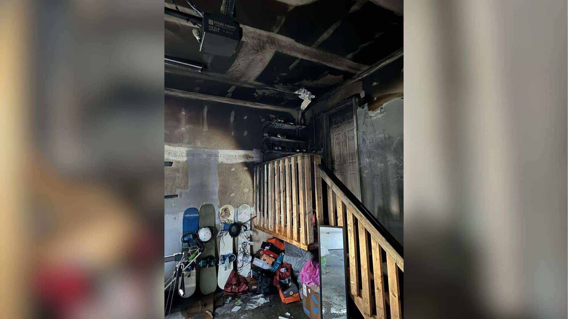 Neighbours rush to help Fort St. John family during garage fire