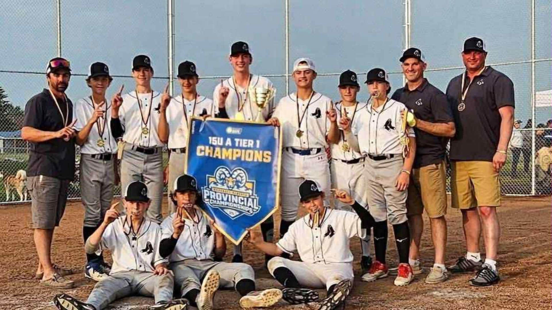 North Peace Minor Baseball's Black Sox win ‘A’ U-15 B.C. title