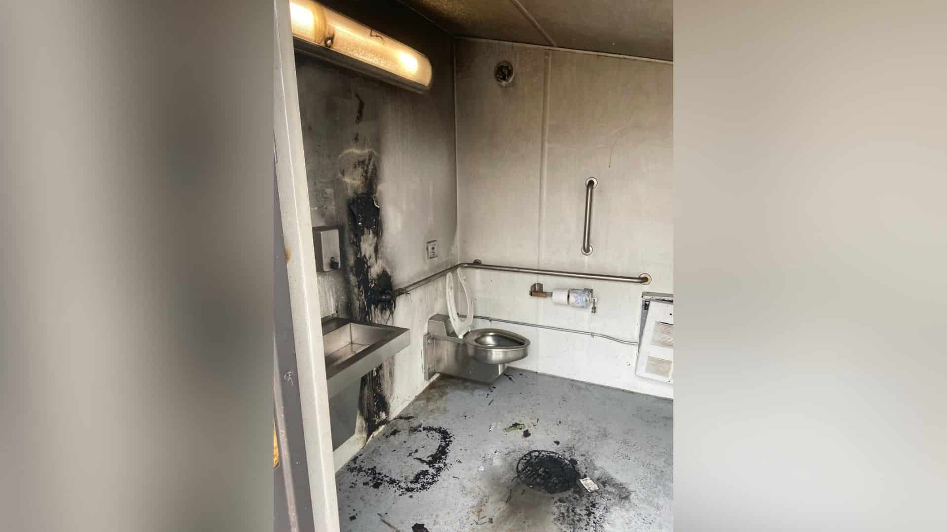 Fort St. John RCMP probe suspicious Mathews Park bathroom fire