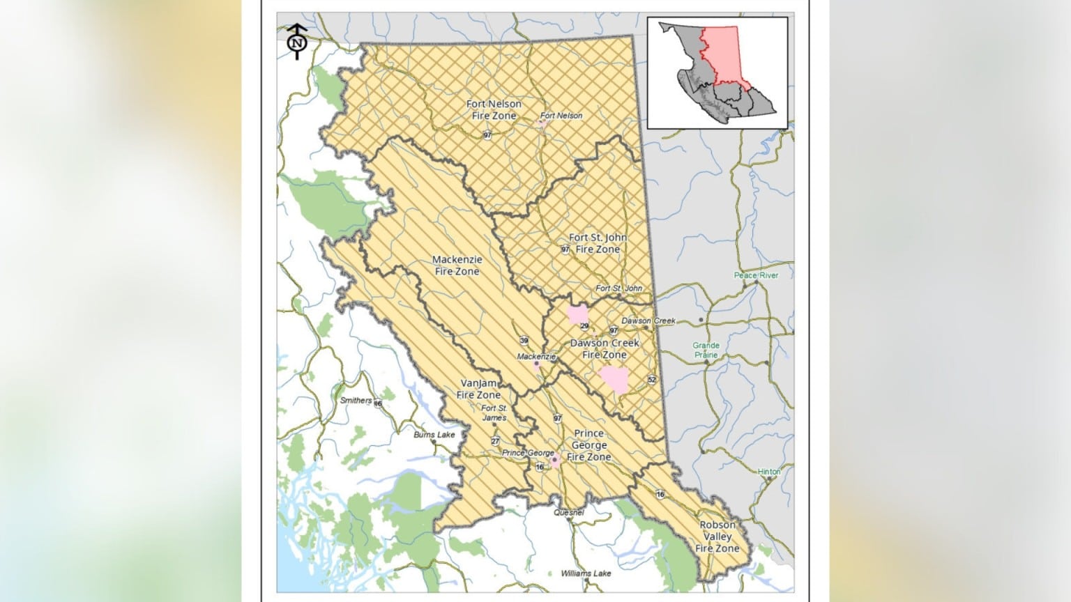 Campfire ban lifted in parts of Prince George Fire Centre
