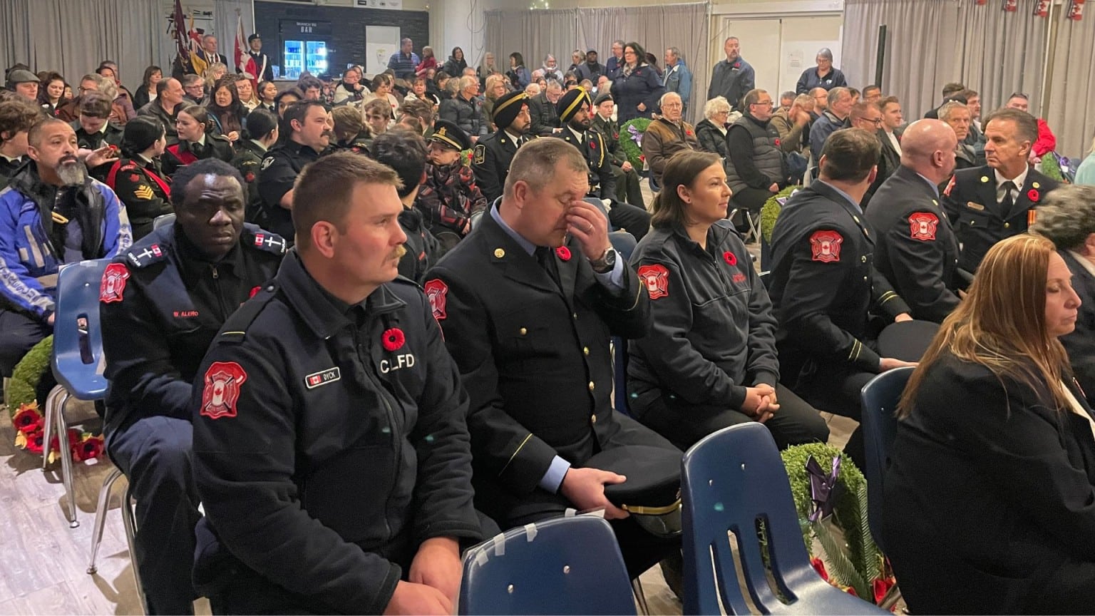 Royal Canadian Legion hosts Remembrance Day 2025 event