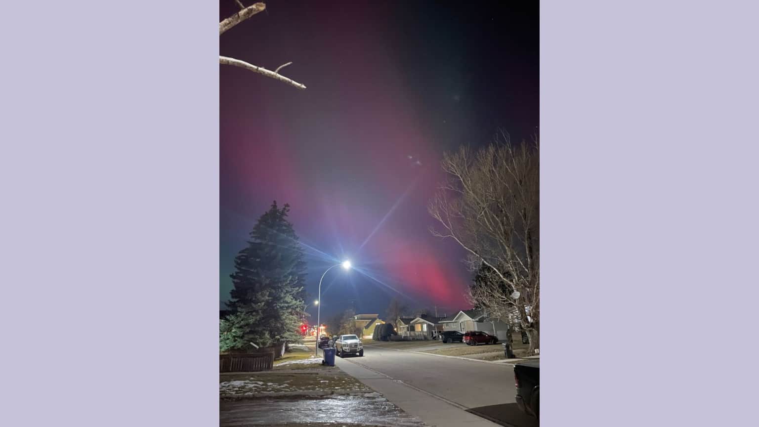 Clouds threaten G4 storm northern lights visibility in Peace region