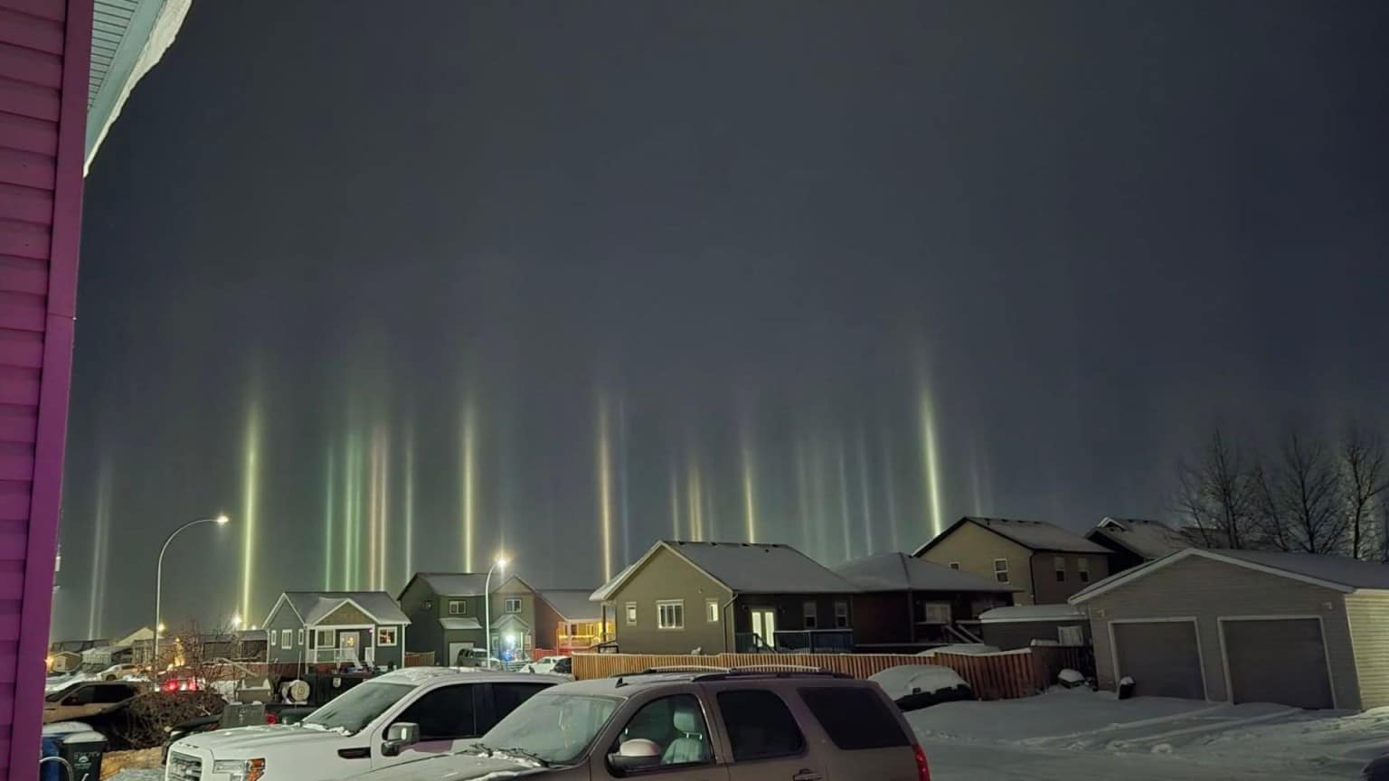 Photo gallery of deep snowfall in Fort St. John in December 2025