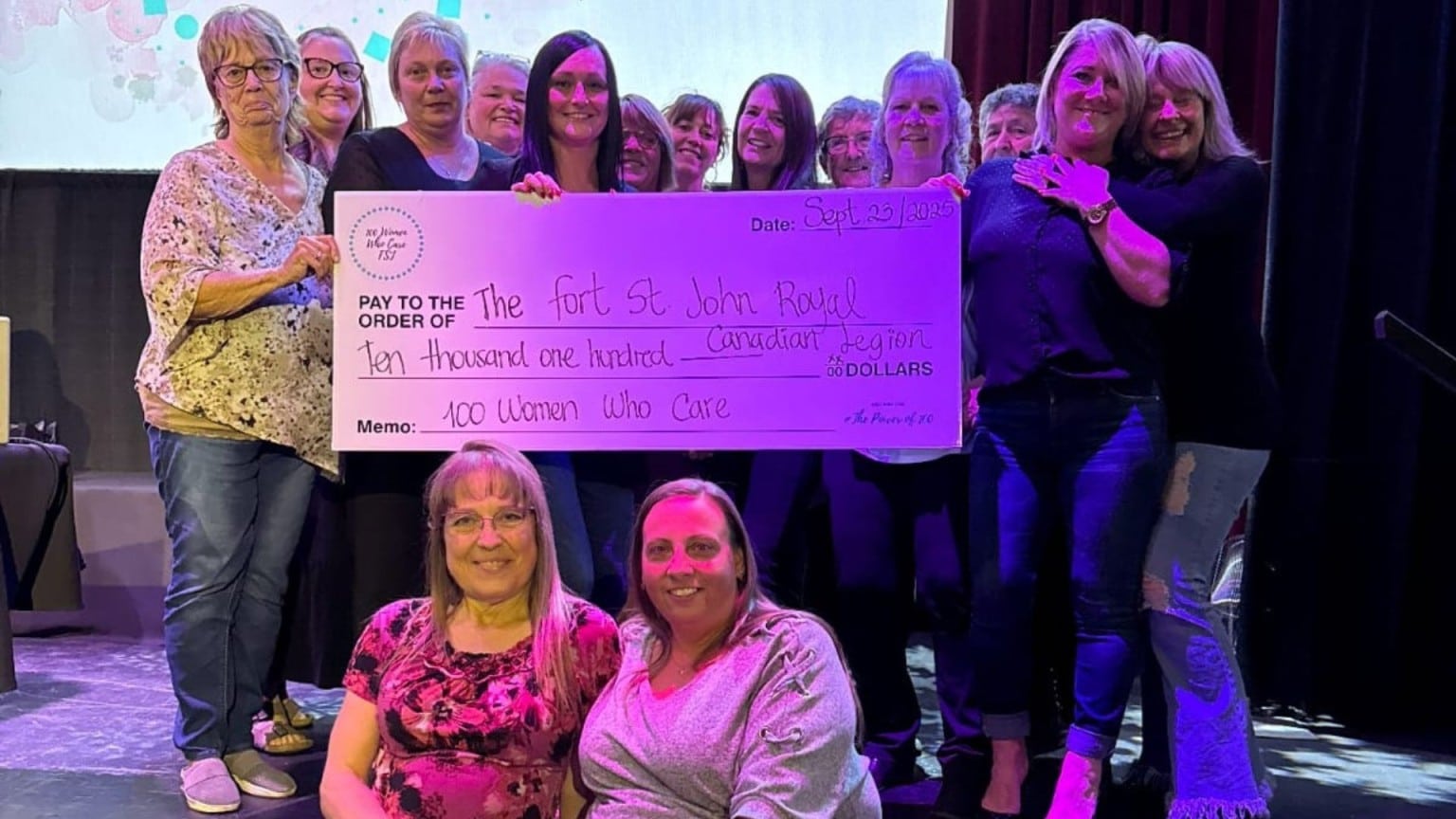 100 Women Who Care to return to Fort St. John in March 2026