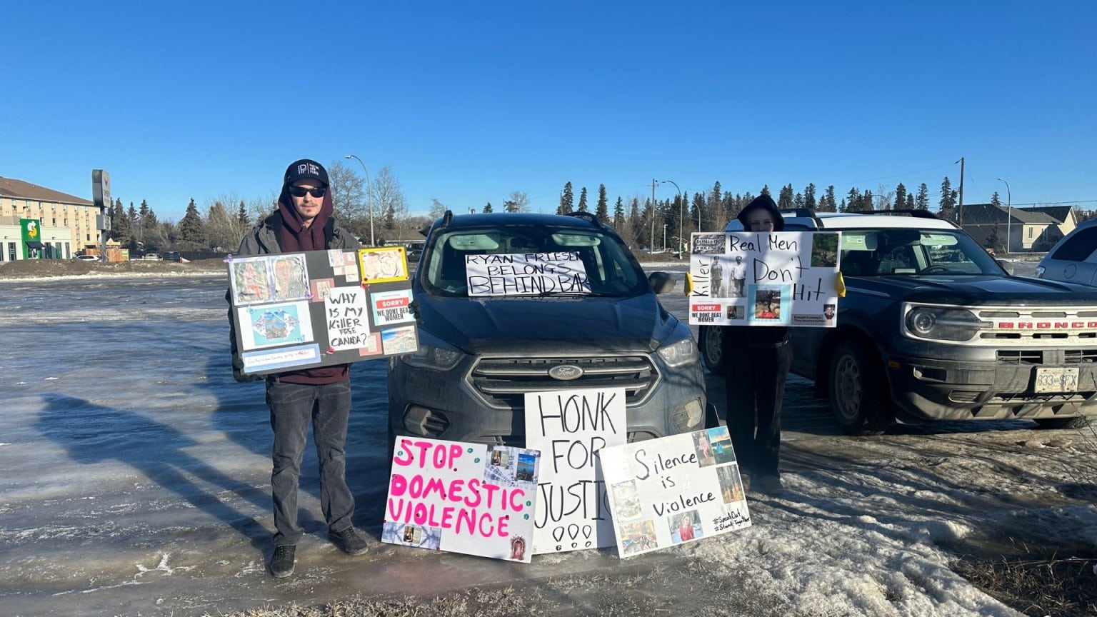Protest in FSJ against freedom of man guilty of Kiara Agnew death