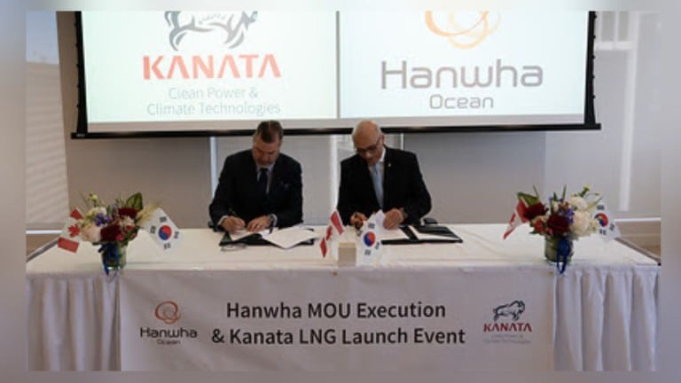 Memorandum of Understanding reached regarding floating LNG project